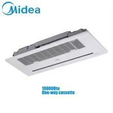 China Ultra-Slim One-Way Cassette FCU for Compact Commercial Spaces 153mm Slim Ceiling Cassette FCU with Built-in Drain Pump for sale