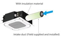 China Versatile Four-Outlet Cassette FCU for Expansive Commercial Environments Refined Four-Way Cassette FCU with Plush Drainage Architecture for sale