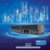 China AirBoost Series Screw Chiller R134a and R513A Options for 316-1,449kW Applications Variable Frequency Screw Compression for Precise Temperature Management for sale