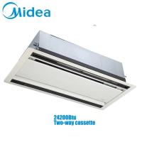 China Two-Way Cassette Dual-Throw Ceiling Cassette That Cuts Unit Count in Corridors Symmetrical Air Distribution from a Single Pocket Halving Equipment Count While Doubling Coverage U for sale