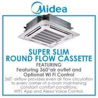 China Compact Four-Way Cassette Drop-and-Go Four-Way Cassette That Fits a 620×620 mm Ceiling Tile Opening No Cutting No Framing No Custom Adaptation Swap One Tile  Insert the Unit Done for sale