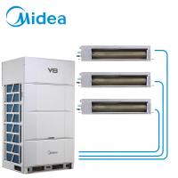 China Arc Duct VRF Unit CE Certified Gold Fin Low Profile Hotel Corridor HVAC 199mm Ultra-Slim Ducted Unit with C-Form Coil Engineering for sale