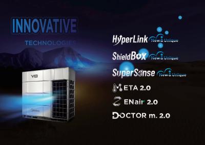 China Midea V8 Master T3 DC Inverter VRF System 52°C High Ambient Cooling IP55 Dust Protection Gold Fin Anti-Corrosion CE Certified for sale