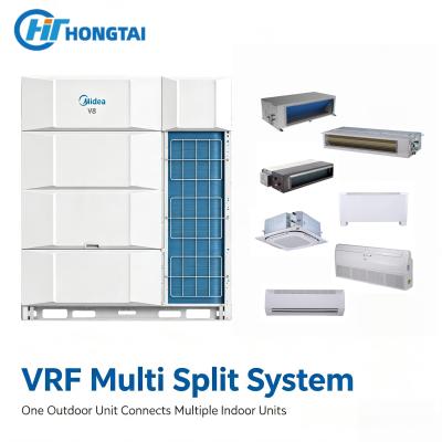 China Hongtai V8 Master T3 DC Inverter VRF System 52°C High Ambient Cooling IP55 EVI Heat Pump Gold Fin CE Certified for sale