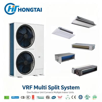 China Hongtai V8 EasyFit VRF System QuickConnect Zero-Brazing 50% Faster Installation CE Certified Gold Fin Anti-Corrosion for sale