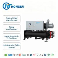 China Water Cooled Screw Chiller 90-565 RT COP 5.5 50000-Hr Bearing Life Fifty thousand hours between overhauls the chiller that respects your maintenance schedule for sale