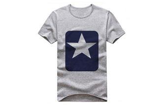 China Various Colors Casual T - Shirts Classic Double Pressure Close Stitching Hem for sale