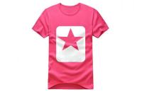 China Various Colors Casual T - Shirts Classic Double Pressure Close Stitching Hem for sale