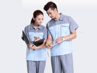 China Lapel Adults Industrial Workwear No Wrinkling With Good Wash Fastness for sale