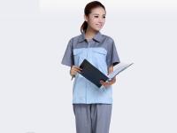 China Lapel Adults Industrial Workwear No Wrinkling With Good Wash Fastness for sale