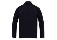 China Classical Design Men's Black Work Coat Polyester Fiber Material With Uniform Pants for sale