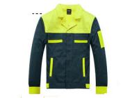 China Two - Color Men's Work Coats & Jackets Long Sleeve Polyester With Triangle Cuffs for sale