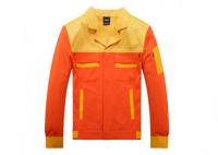 China Orange / Red Men's Work Coats Jackets Winter Durable Material / Men's Workwear for sale