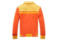 China Orange / Red Men's Work Coats Jackets Winter Durable Material / Men's Workwear for sale