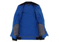 China Blue Polyester Work Coats Jackets , Outdoor Bomber Jackets For Men for sale