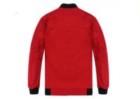 China Various Color Durable Work Coats Jackets Ribbed Cuffs , Men's Bomber Jackets for sale