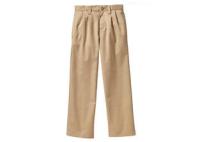 China Cotton Material Stretch Uniform Pants Grey Color Delicate Lines For School Boys for sale