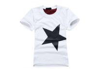 China Silk Screen Printed Mens T - Shirts Crew Neck Double Color  / Summer Apparel for sale