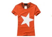 China Silk Screen Printed Mens T - Shirts Crew Neck Double Color  / Summer Apparel for sale