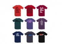 China Summer Silk Screen Printed T - Shirts / O Neck Cotton Colorful Casual T Shirts for sale