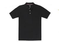 China Soft Embroidered Cotton Polo Shirts , 150 / 180 GSM School Uniform Polo Shirts for sale