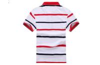 China Polyester Striped  Polo Shirt Cool Breathable Quick Dry / Men's Summer Clothing for sale