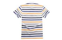 China Polyester Striped  Polo Shirt Cool Breathable Quick Dry / Men's Summer Clothing for sale