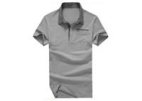 China Short Sleeve Cotton Polo Shirts With 3D Pocket , Boys' Blue Polo Shirt for sale