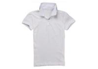 China Short Sleeve Cotton Polo Shirts , Corporate Polo Shirt Design Double Layer Collar for sale