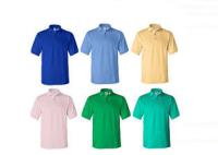 China Colorful Short Sleeve Mens Cotton Polo Shirts Blank , Women Embroidered Polos for sale