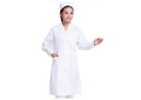 China Pure Color Unique Nursing Uniforms Polyester Side Open Solid Color Collar Style for sale