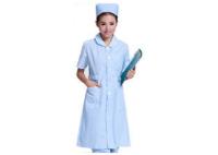 China Medical Fabric Anti Chlorine Womens Nursing Scrubs With Two Front Patch Pockets for sale