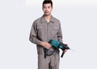 China Embroidered Industrial Work Uniforms Construction Work Use With SGS Certification for sale
