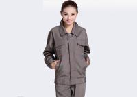 China Embroidered Industrial Work Uniforms Construction Work Use With SGS Certification for sale