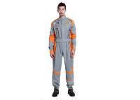 China Waterproof Long Sleeve Work Uniform Embroidery With Reflective Stripe Effect for sale