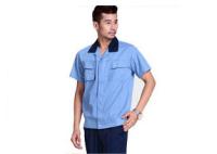 China Polyester Fabric Industrial Work Uniforms Light Breathable , Custom Work Shirts for sale