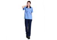China Polyester Fabric Industrial Work Uniforms Light Breathable , Custom Work Shirts for sale