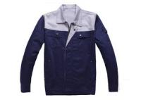 China Blended Cotton Pleated Waist Industrial Work Uniforms , Long Sleeve Workwear for sale