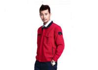 China Red Durable Industrial Work Uniforms Long Sleeve , Workwear For All Industries for sale