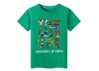 China Digital Printing Casual T - Shirts Fabric Cotton Reinforcement Round Neck for sale