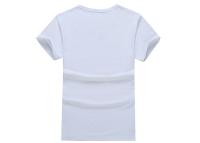 China White Blank V Neck Casual T - Shirts Top Cotton Comfortable And Durable for sale