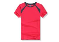 China Soft Mesh Fabric Men's T - Shirts Fast Drying Short Sleeve Color Insertion for sale