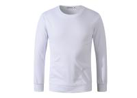 China Anti - UV Soft Cotton Men's T - Shirts Crewneck Long Sleeve S - 3XL Size Tee for sale