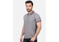 China Classic Collar Men's Cotton Polo Shirts / Boys Short Sleeve Summer Clothing for sale