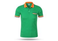 China Short Sleeve Jersey Polo Shirts For Men Customized Logo Pocket Mesh Apparel for sale