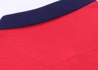 China Cotton Jersey Polo Shirts Arm With Contrast Tilt As Core Polo / Summer Clothing for sale