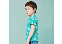 China Boys Summer Short Sleeve Children's Style Clothing / Cute Printing Cotton Baby Clothes for sale