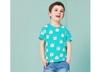 China Boys Summer Short Sleeve Children's Style Clothing / Cute Printing Cotton Baby Clothes for sale