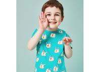 China Boys Summer Short Sleeve Children's Style Clothing / Cute Printing Cotton Baby Clothes for sale