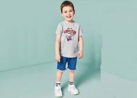 China 100% Organic Cotton Blank Print T Shirt Kids Clothes , Girls And Boys Summer Clothes for sale